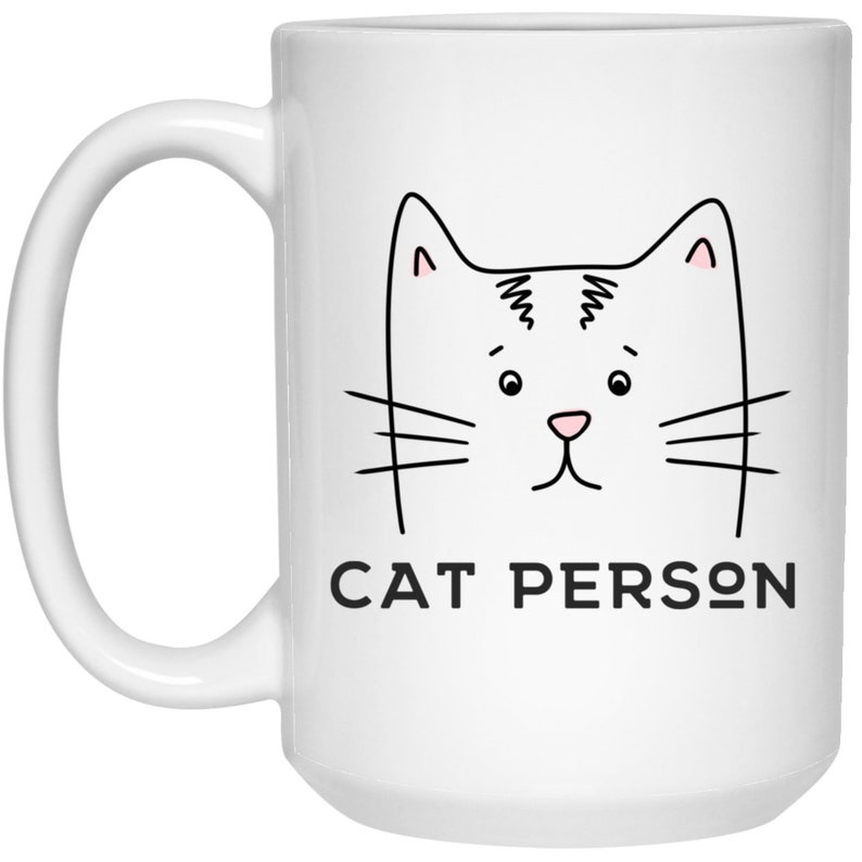 Cat Person Mug Funny Cat Coffee Cup for Cat Lovers Cat Moms Gift - Etsy