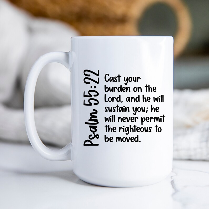 Bible Mug Christian Scripture Coffee Mug Bible Verse Gift Religious ...