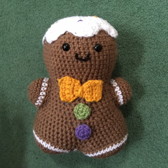 Gingerbread Crochet Plush | Etsy