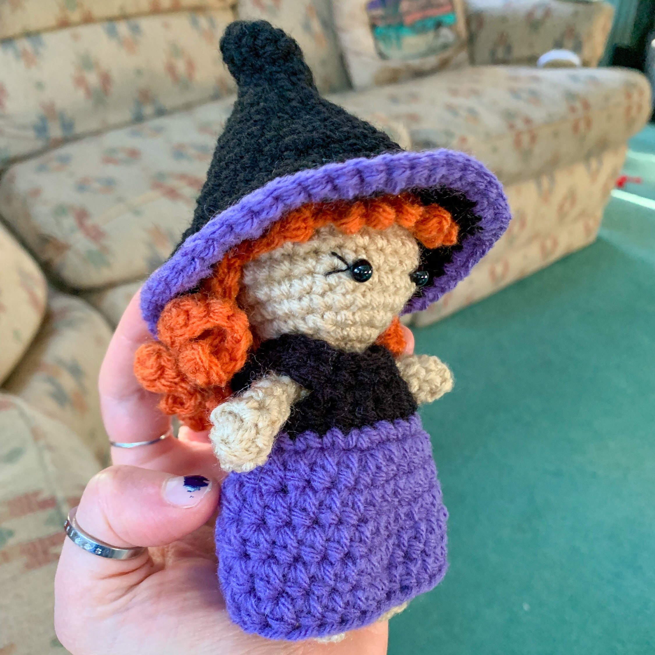 Witch Crochet Plush - Etsy
