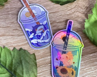 Shark Tea Stickers - Etsy