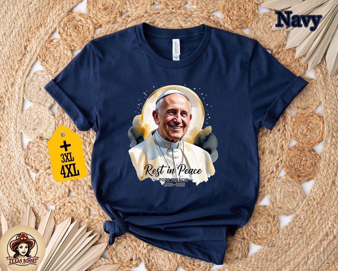 RIP Pope Francis Shirt, Vatican Tribute Tee 1936–2025, Catholic ...