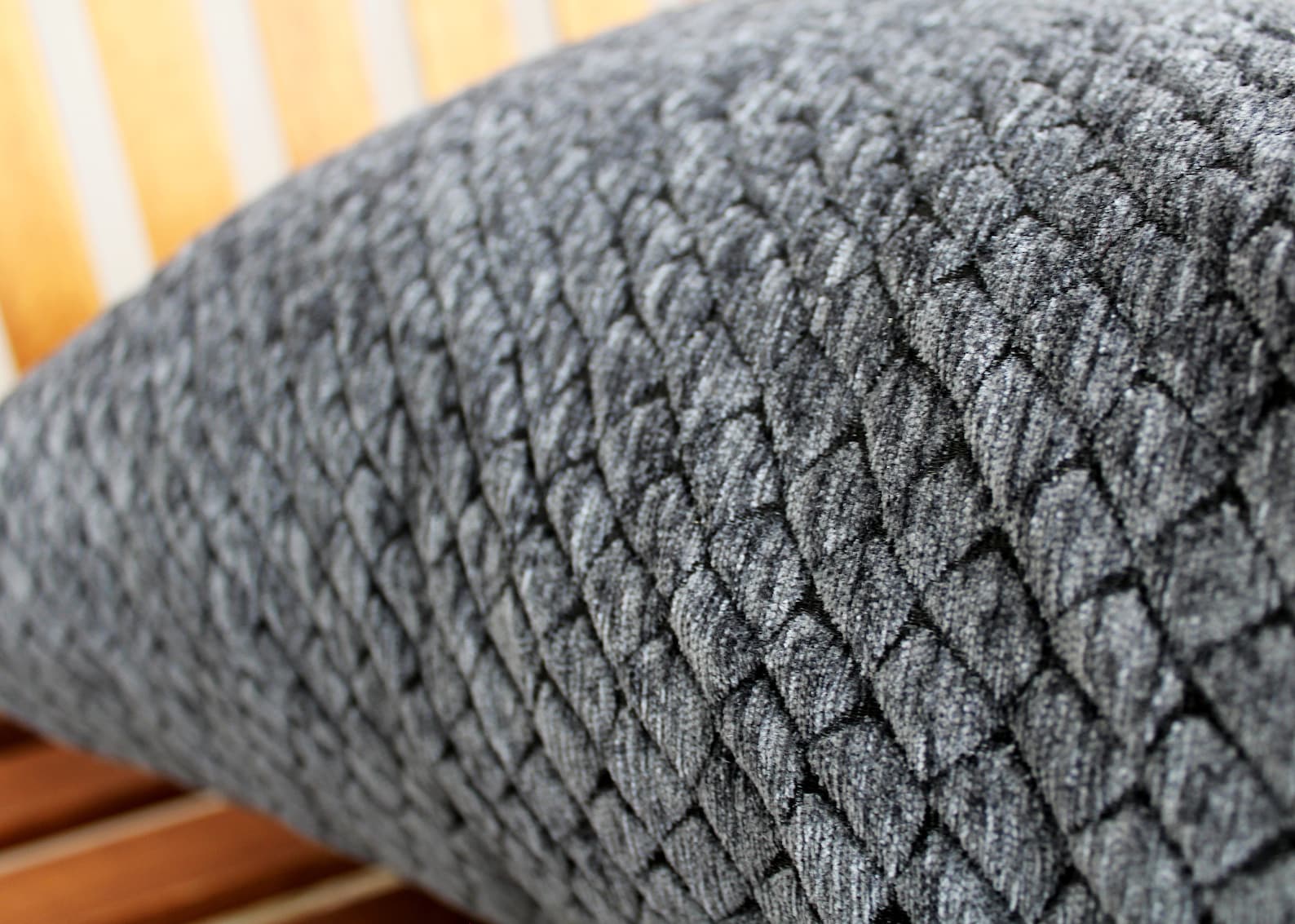 Grey Throw Pillow Textured Charcoal Gray Pillow Cover Grey | Etsy