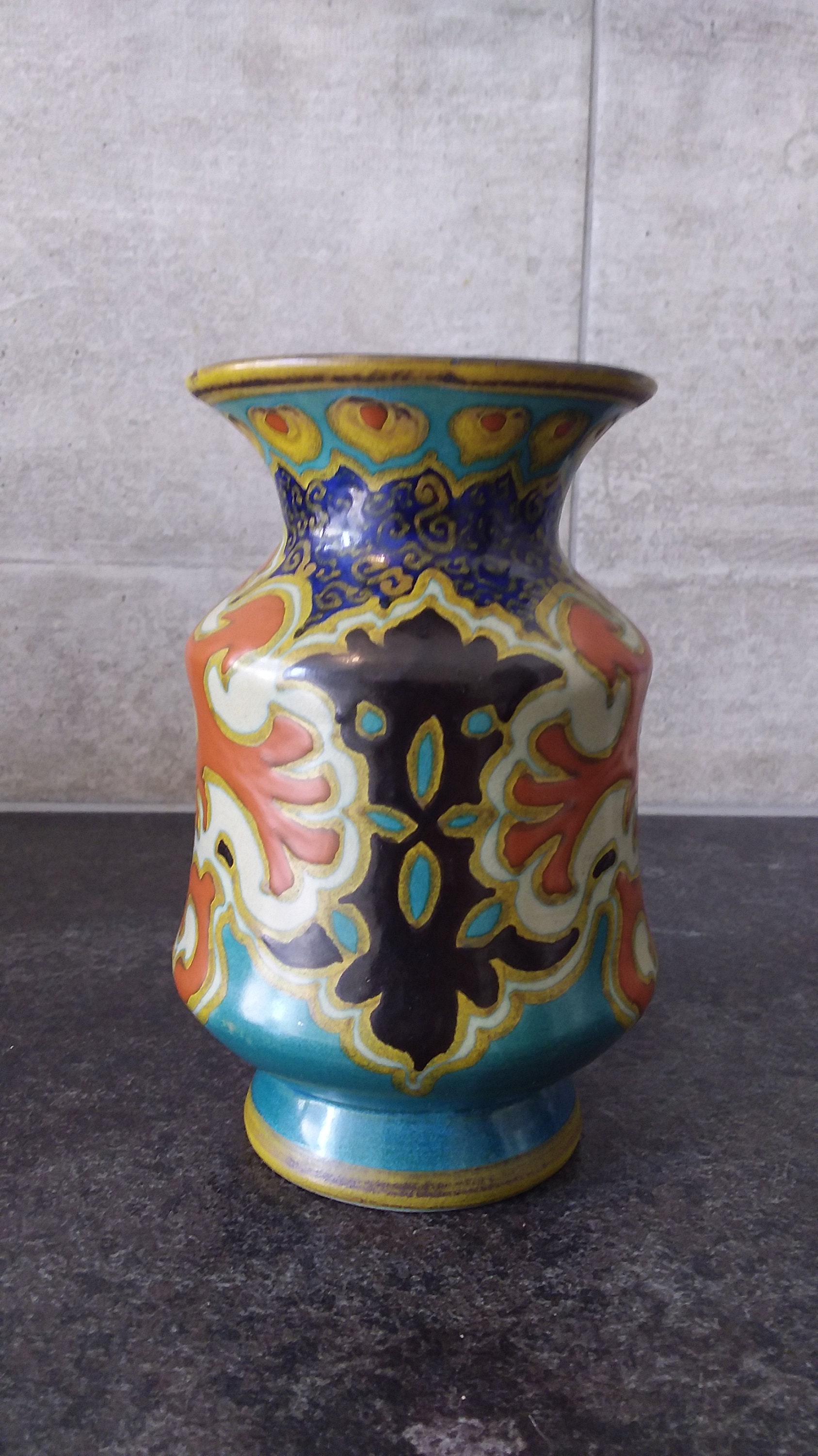 Gouda Pottery Vase Decor Purdah Plateelbakkerij Zuid Holland - Etsy