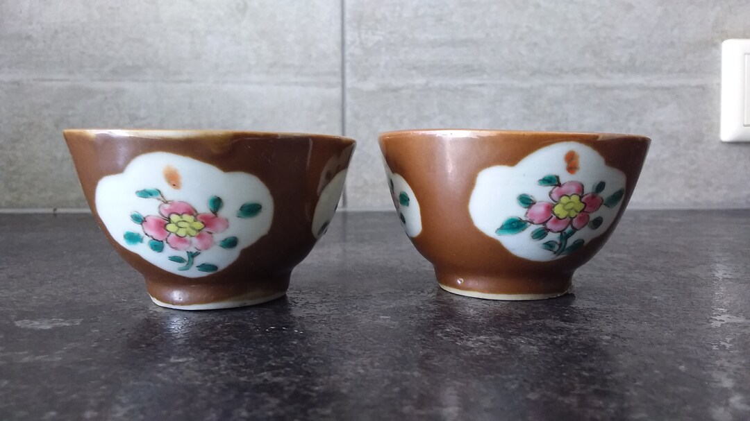 2 Antique Chinese Porcelain Bowls Ca 1750 Batavia Ware - Etsy