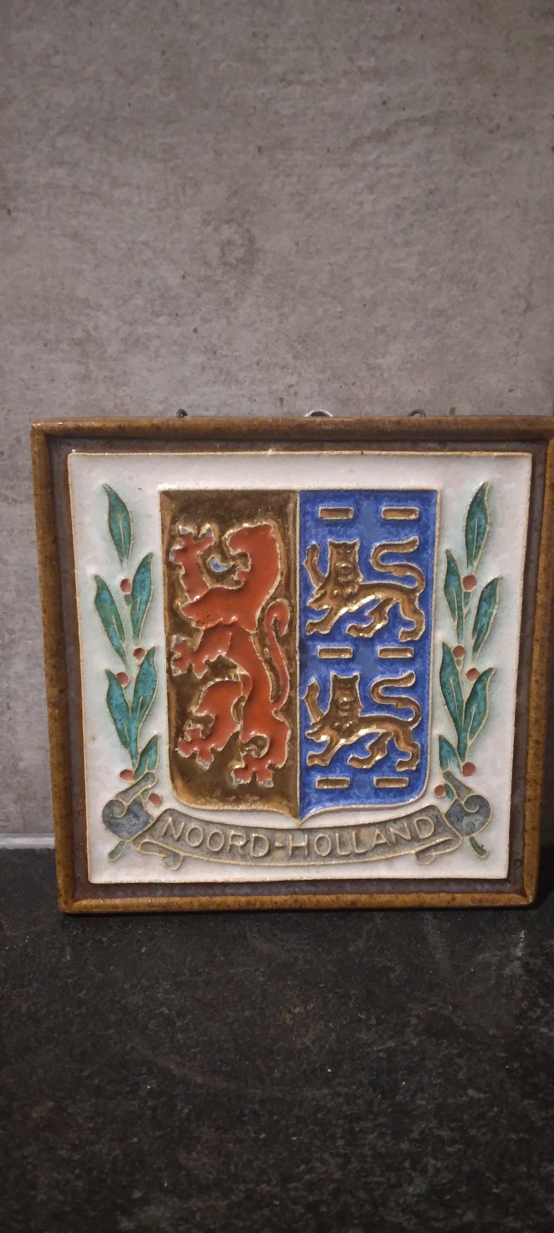 Porceleyne Fles Royal Delft Cloisonne Tile North Holland - Etsy