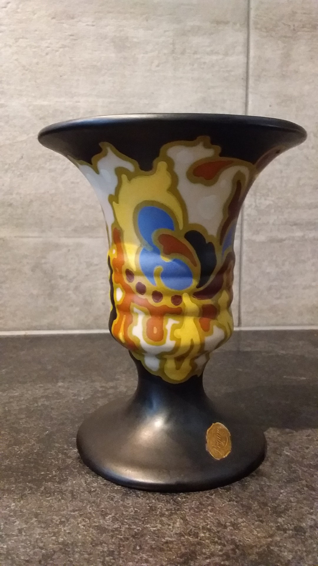Gouda Pottery Regina Art Deco Vase - Etsy