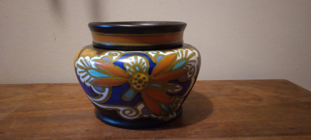 Ivora Zuid Holland Gouda Plateel Bloempot Met Uitneembare - Etsy
