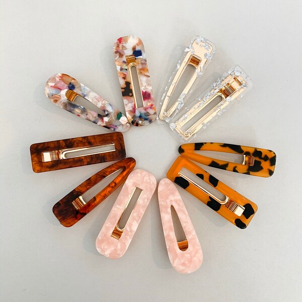 Tortoise Hair Clip - Etsy