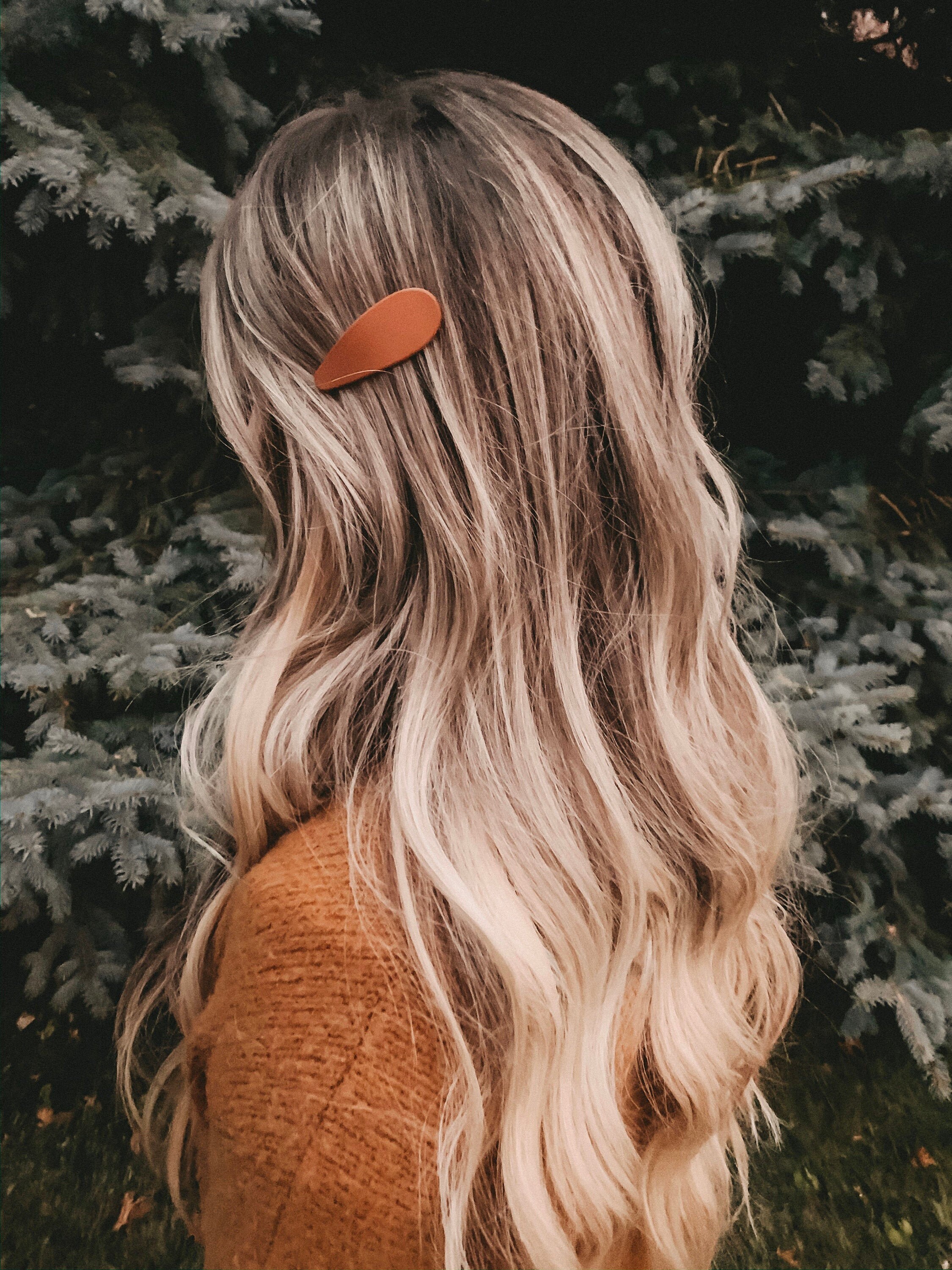 Teardrop Hair Clip Hair Clips for Women Snap Back Clips - Etsy