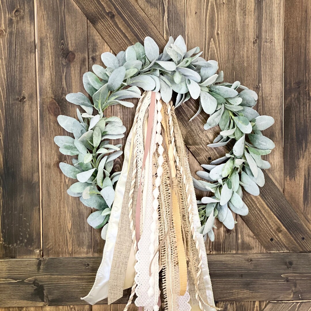 WELCOME HOME RIBBON Set Ribbons for Wreath Farmhouse Decor - Etsy