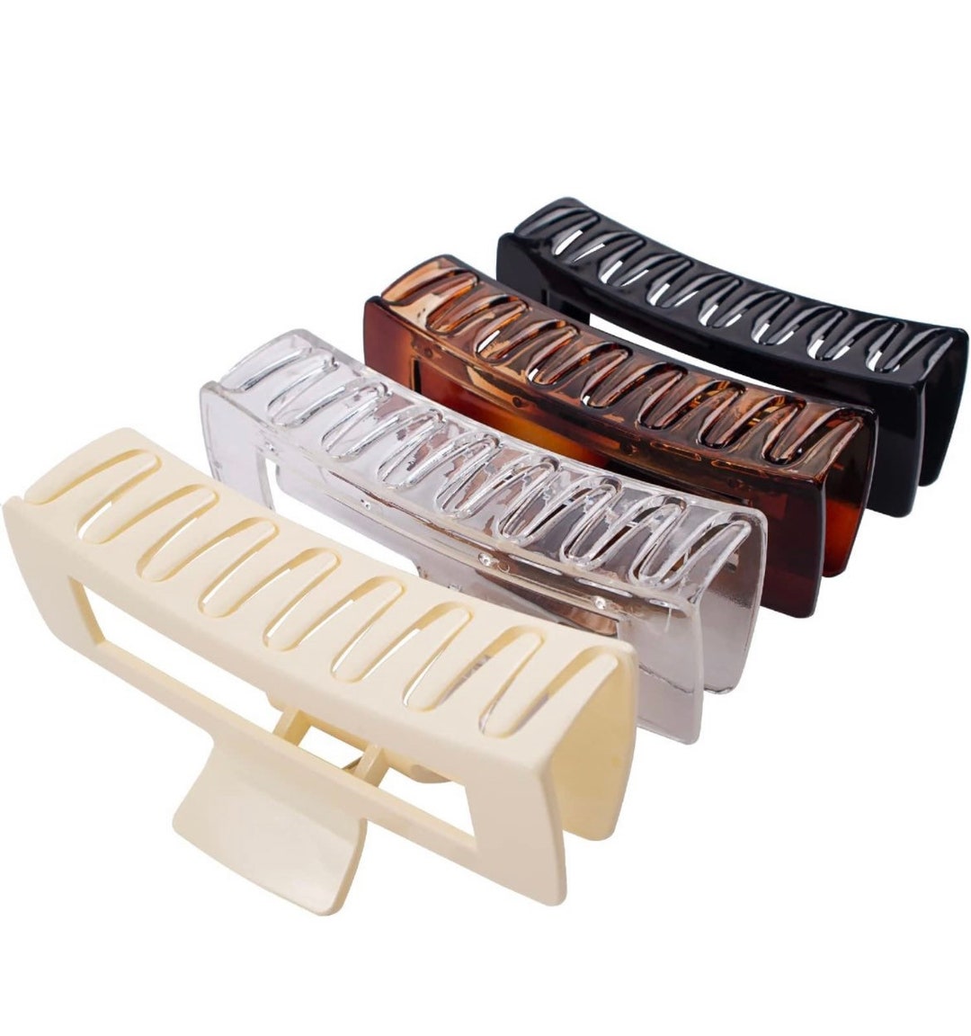 JUMBO HAIR CLAW, Extra Large Hair Claw Clip for Thick and Curly Hair ...