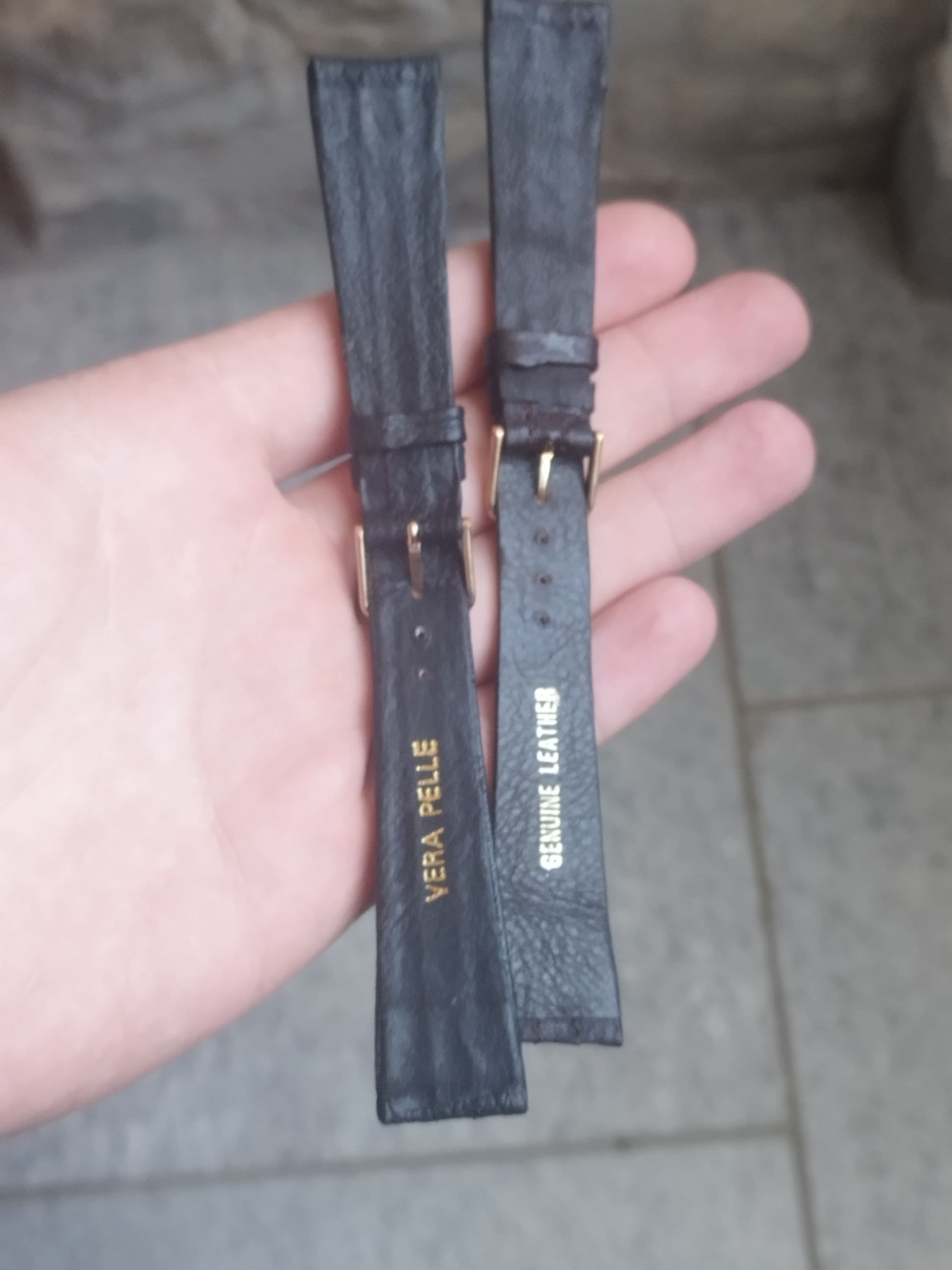 Black or Brown Leather Nos Italian Leather Straps Vintage 18mm 20mm - Etsy