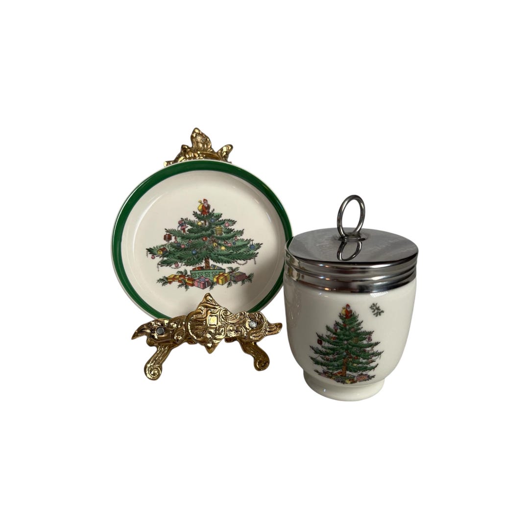 Vintage Large King Size Royal Worcester Double Egg Coddler and Trinket ...