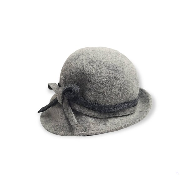 Gray Wool Hat - Etsy