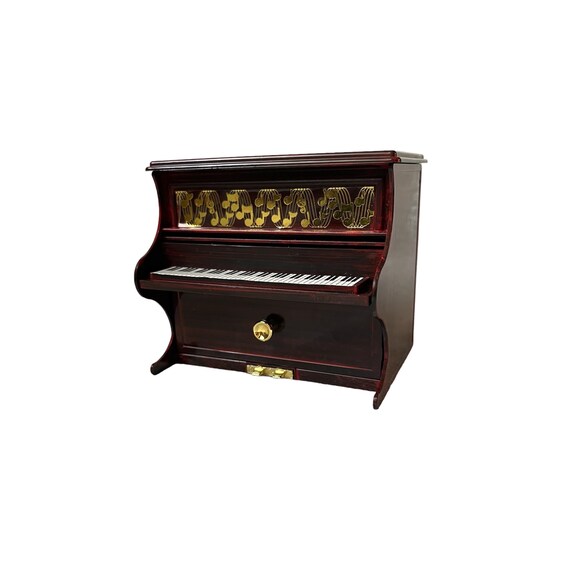 Vintage Musical Note Mini Piano Style Plastic Jewelry… - Gem