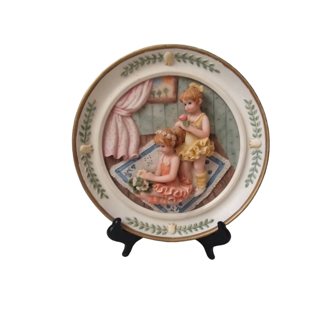 Vintage Shudehill Giftware 3D Effect Resin Round Wall Decor Plate ...