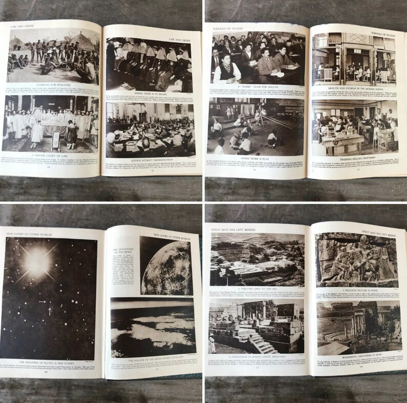 Vintage English Illustrated History Book the Story of the World in ...
