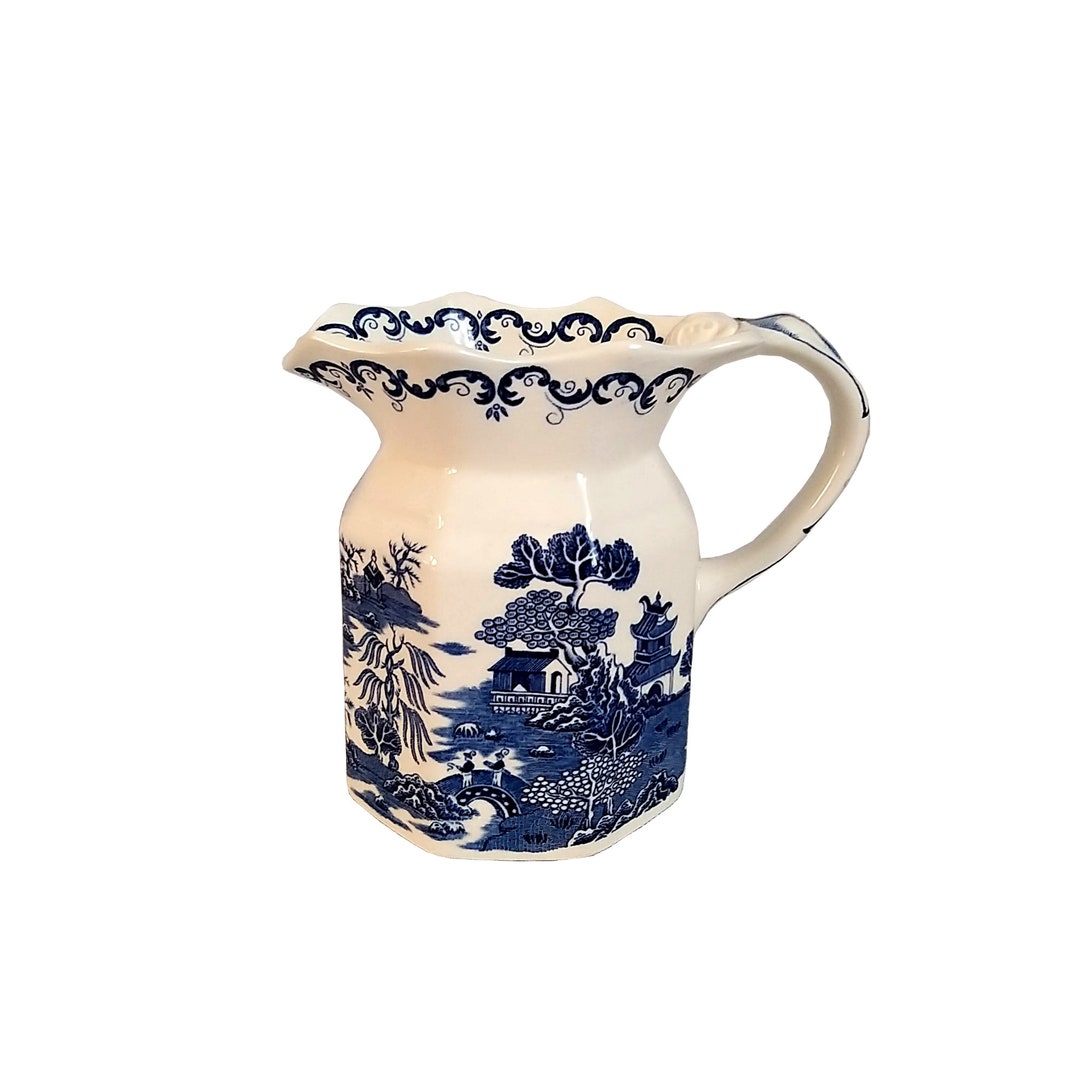 Vintage England Masons Ringtons Exclusive Willow Pattern Oriental ...