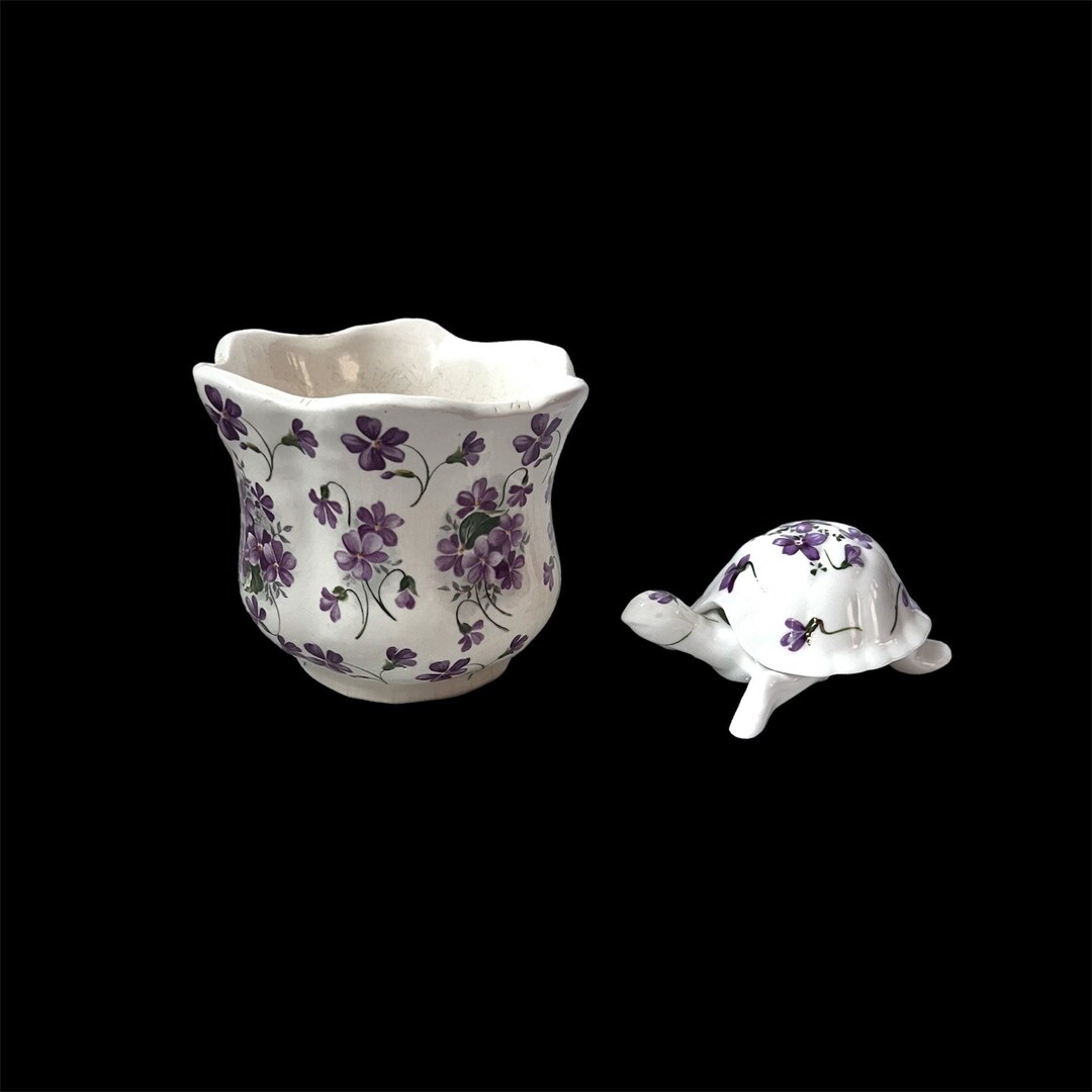 Vintage Victorian Hammersley Violet Fine Porcelain Bone China Purple ...
