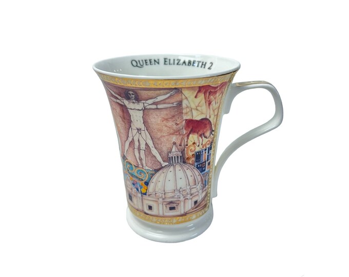 Vintage Dunoon White Dunoon Millennium 2000 Queen Elizabeth 2 by ...