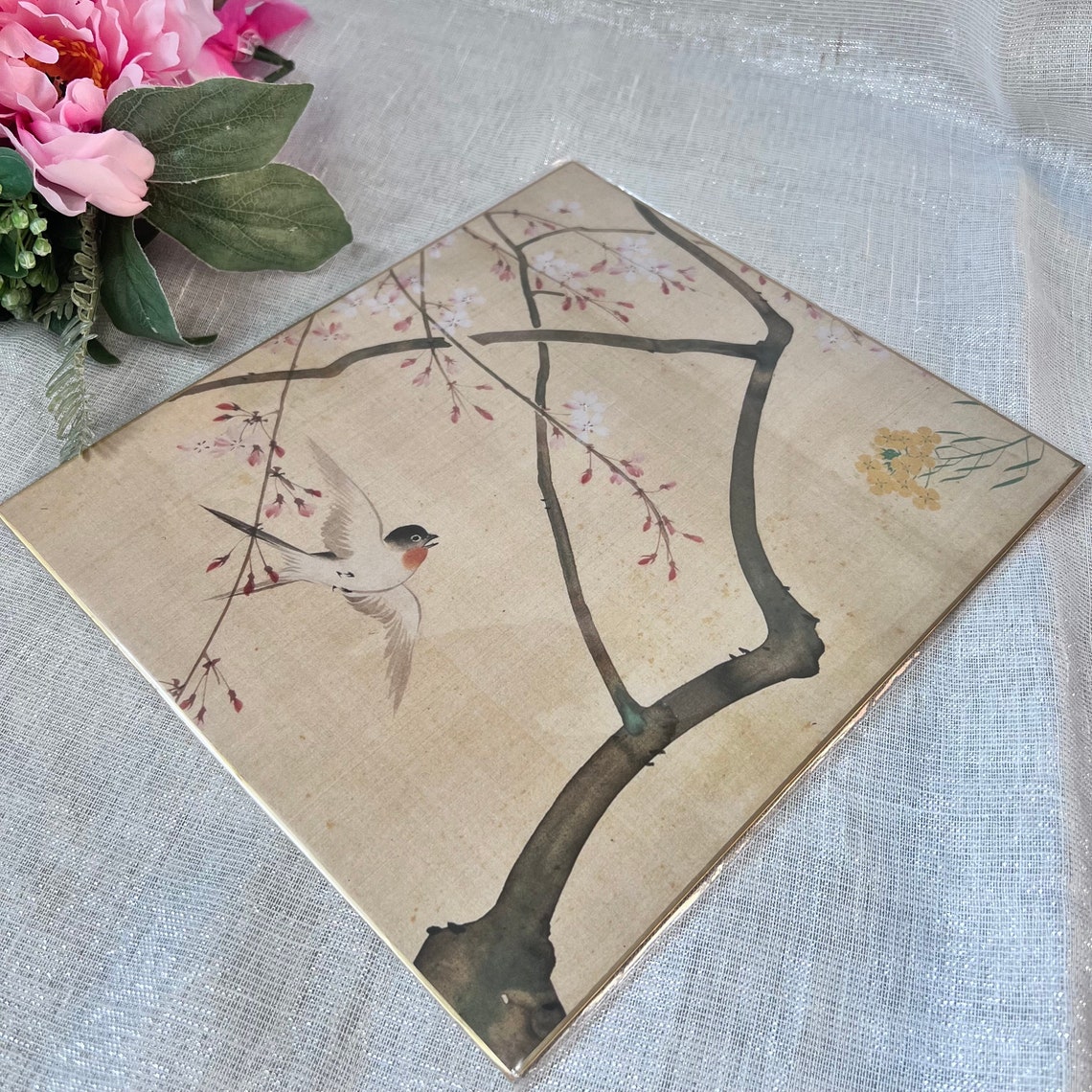 Vintage Japanese Reproduction From Flowers and Birds of the Four ...