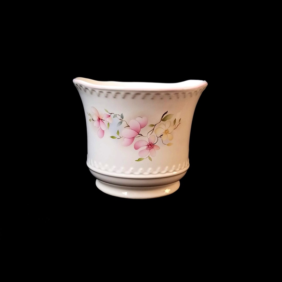 Vintage Royal Victoria Pottery Staffordshire Wade England Pink Sakura ...