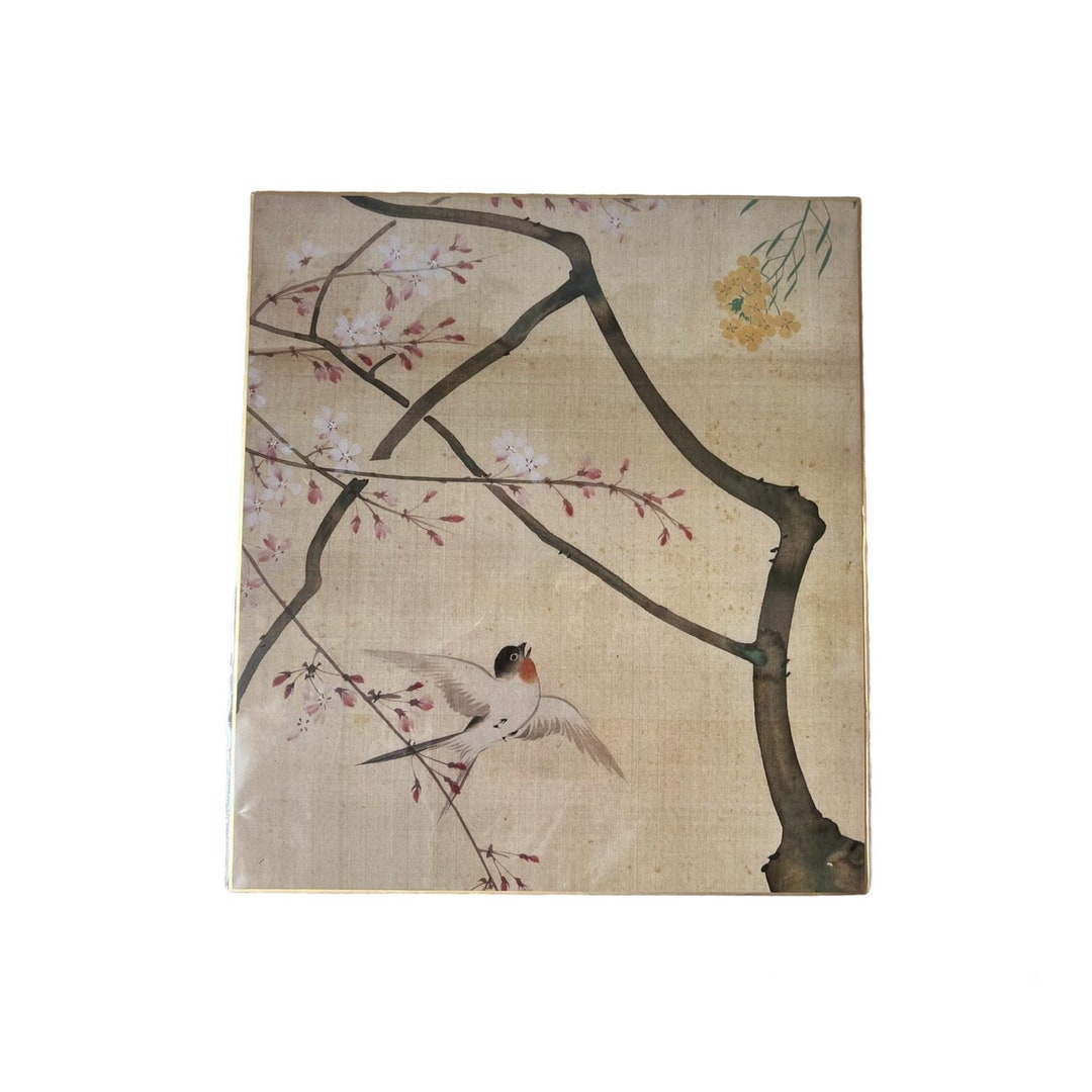 Vintage Japanese Reproduction From Flowers and Birds of the Four ...