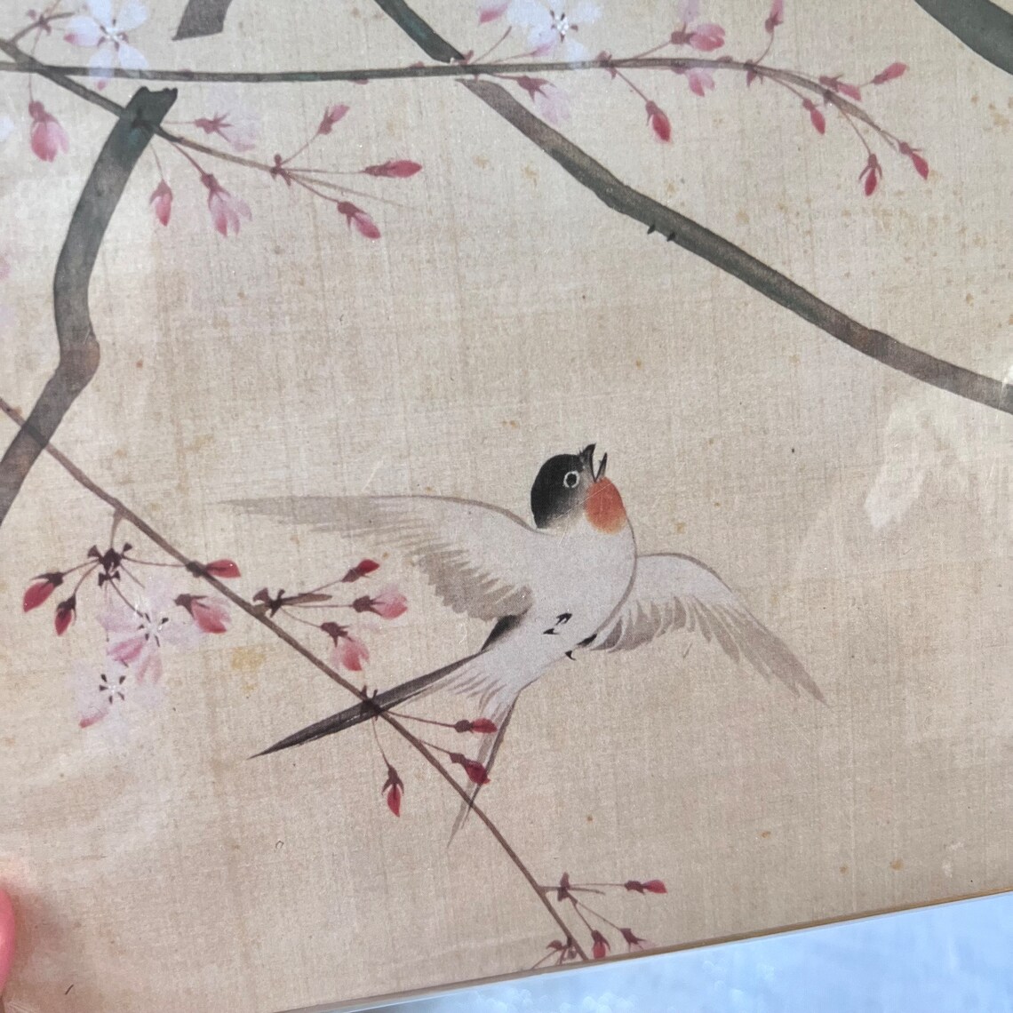 Vintage Japanese Reproduction From Flowers and Birds of the Four ...