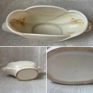 Vintage Art Deco Bretby Pottery White Classical Ribbed Rose Bowl Urn ...