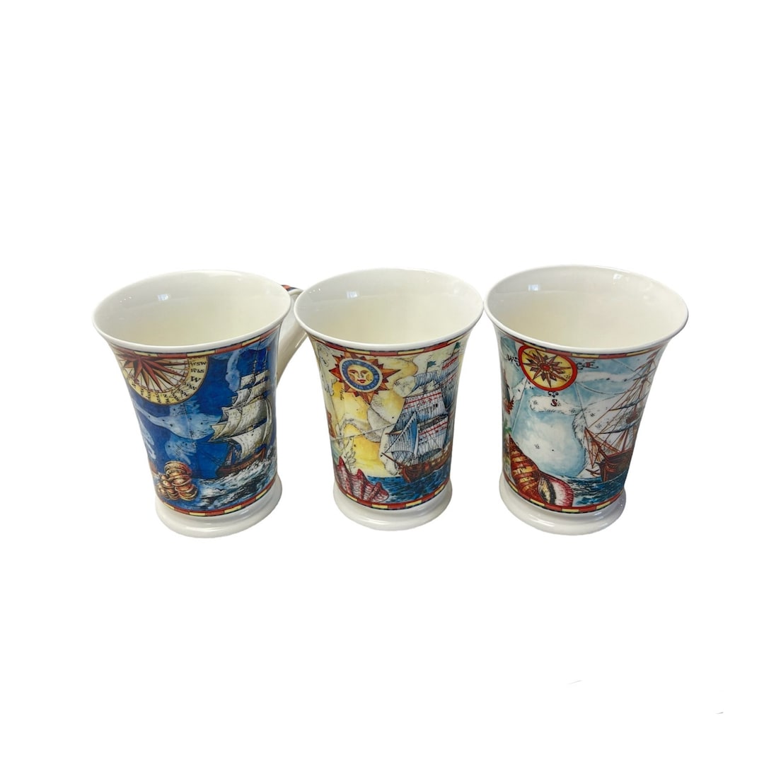 Vintage Dunoon Umberto Banchelli Messina Mythology Marine Frigate Ships ...