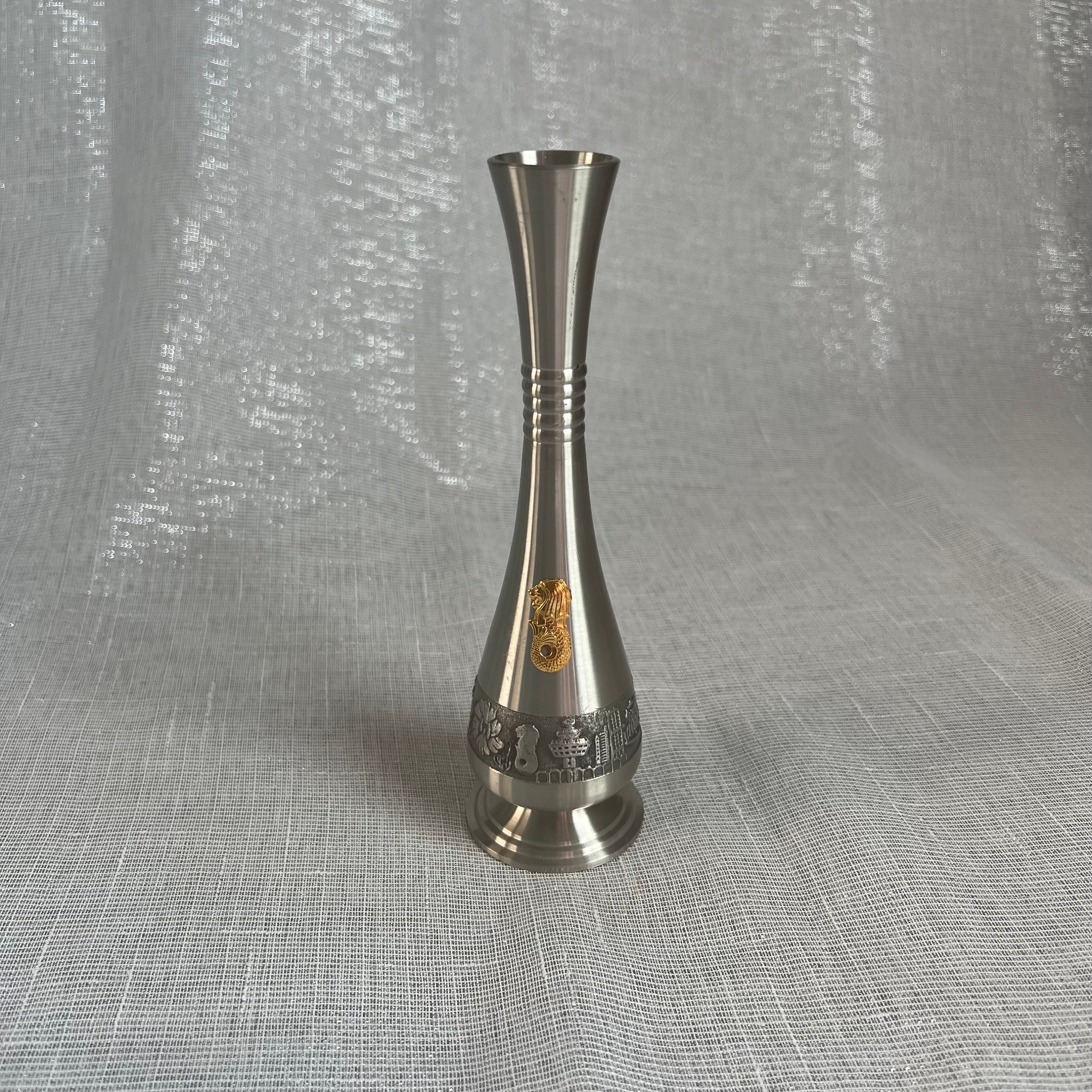 Vintage William Morris Royal Selangor Pewter Merlion Singapore Pattern ...