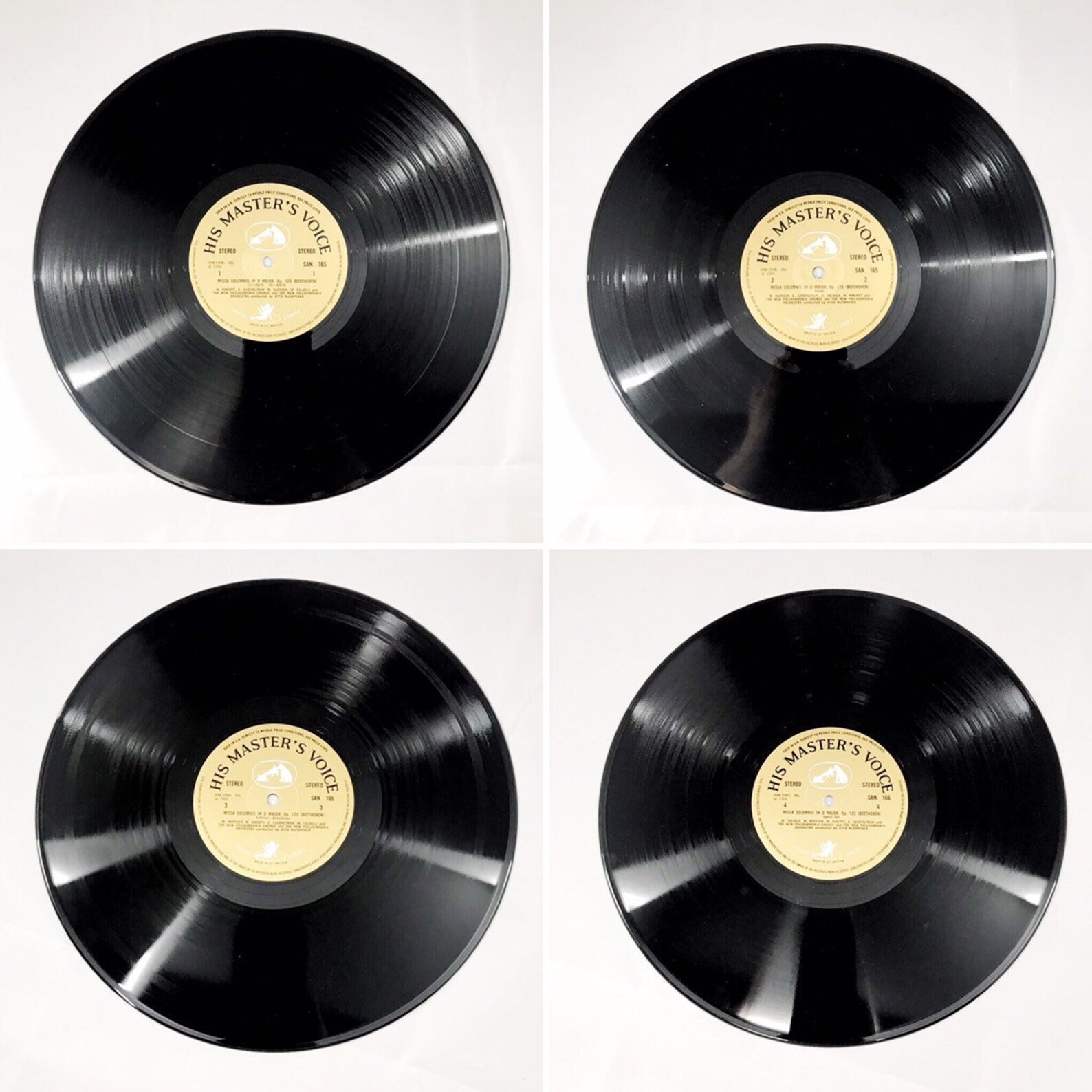 Vintage Gramophone Vinyl Record Album Beethoven Orchestra Classic Music ...