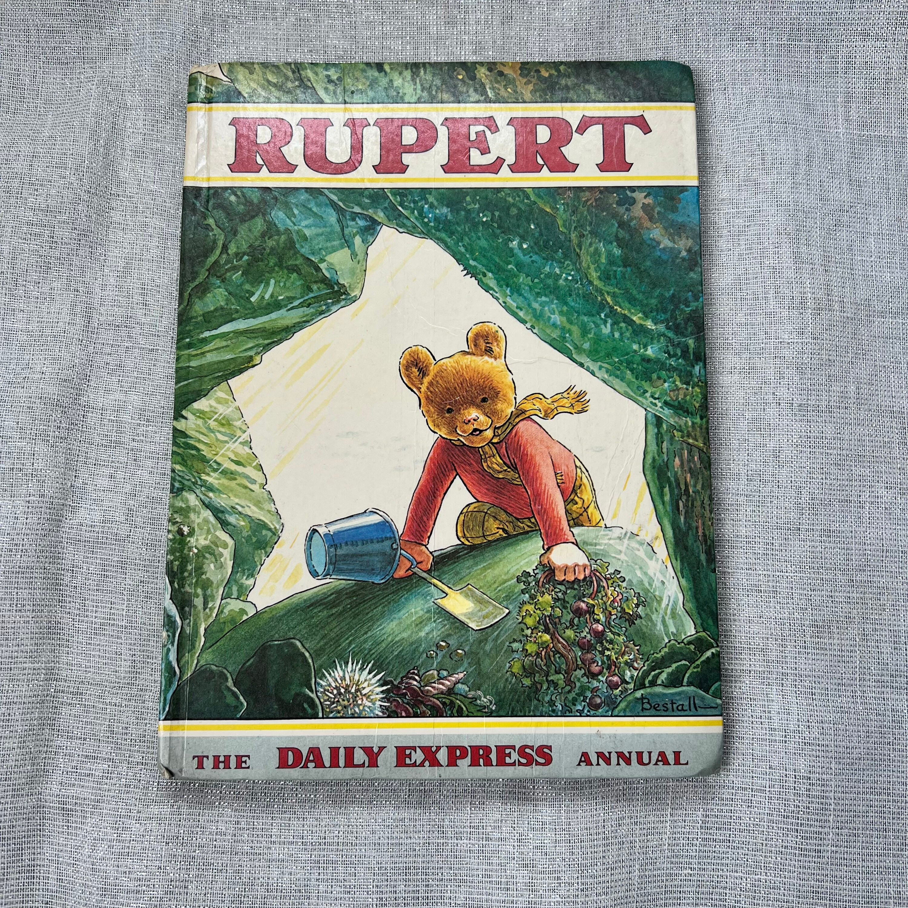Vintage Daily Express Rupert Bear Annual From 1971 Book Daily Express ...