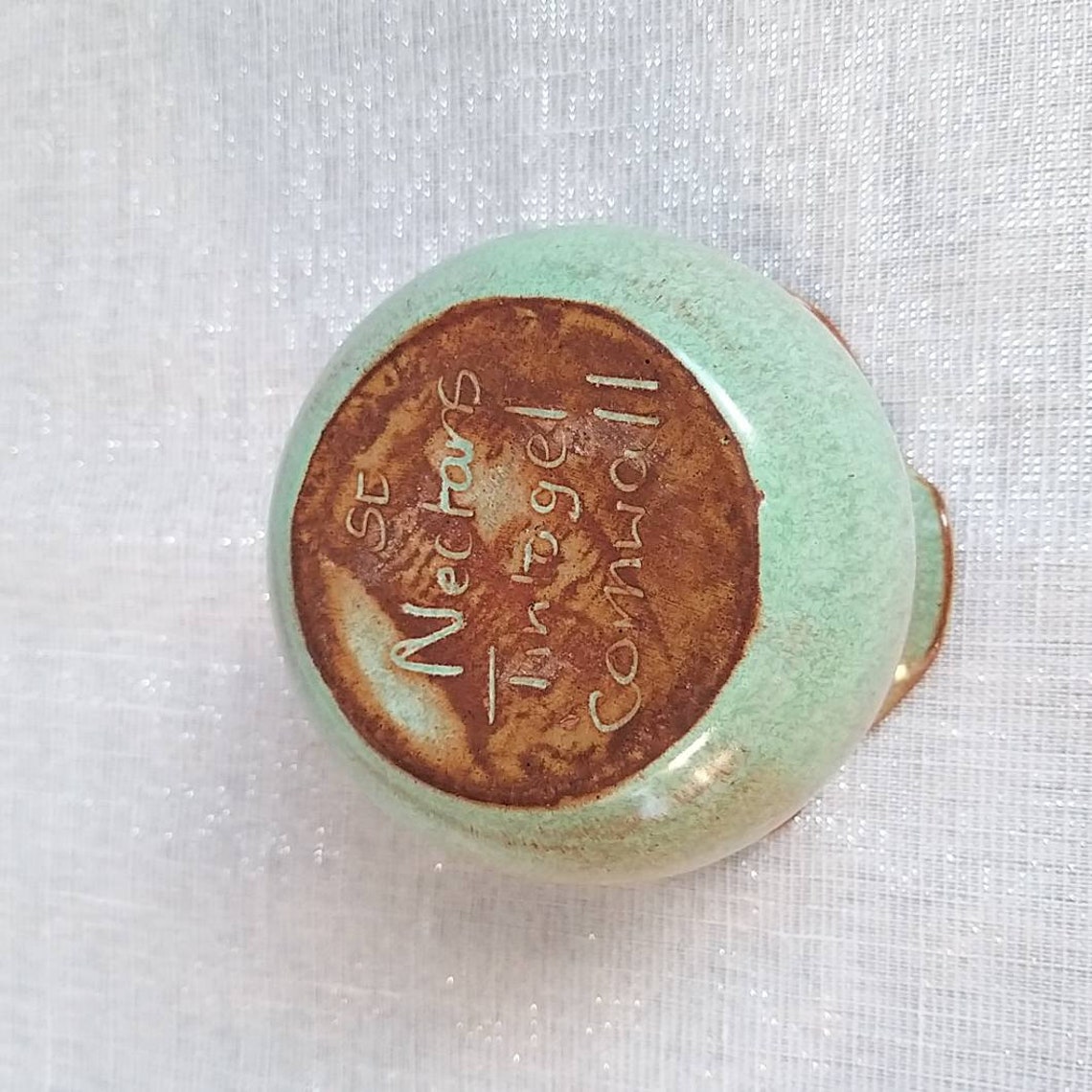 Vintage Studio Pottery Cornwall St Nectans Tintagel Green - Etsy UK