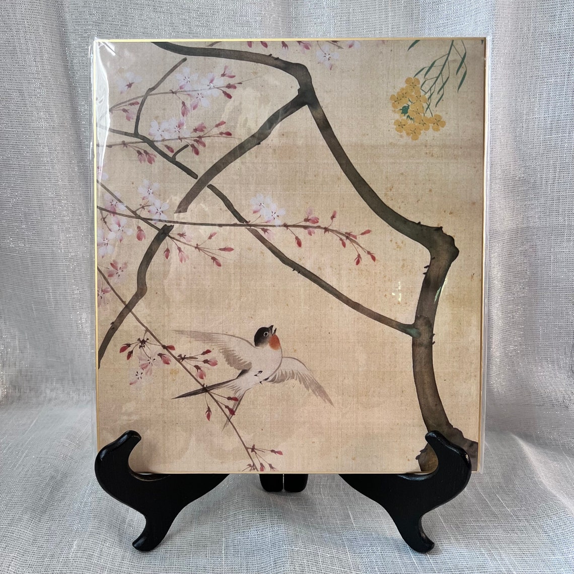 Vintage Japanese Reproduction From Flowers and Birds of the Four ...
