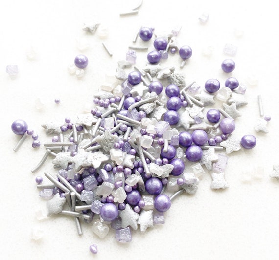Galaxy Cake Sprinkles Space Party Mix Natural Cake Sprinkles - Etsy UK