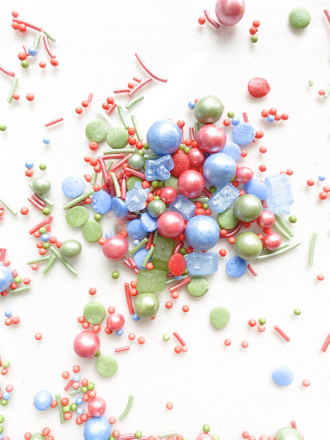 Masks Inspired Sprinkles-green Blue Red Cake Sprinkles - Etsy