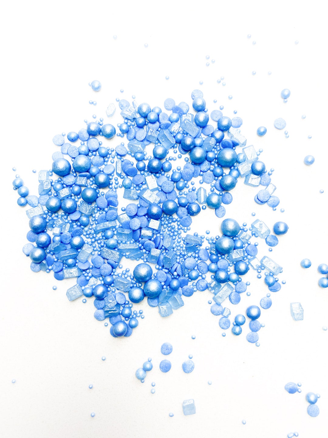 Blue Cake Sprinkles, Blue Confetti Sprinkle Mix. Blue Sprinkle Medley ...