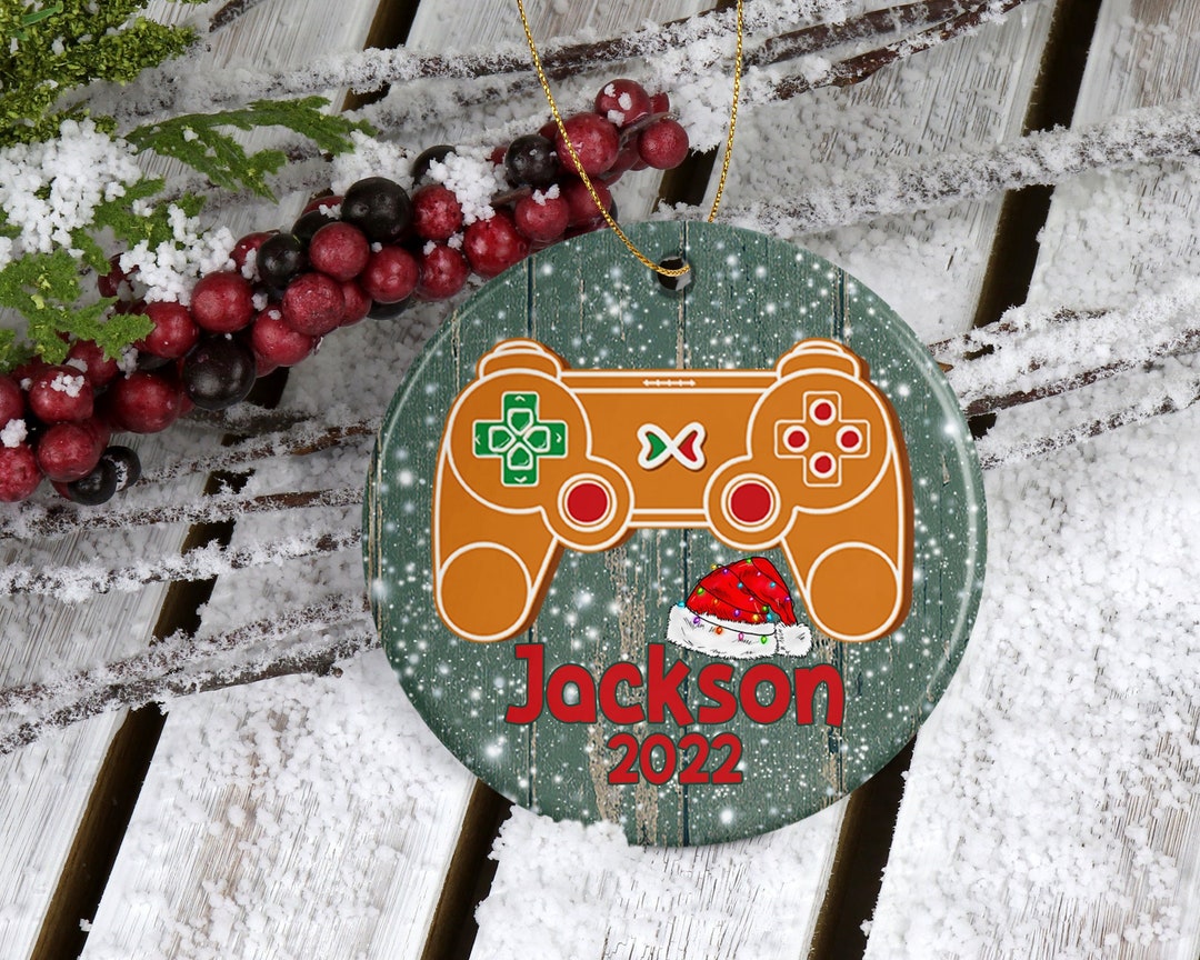 Children's Gaming Christmas Ornament, Video Game Christmas Ornament ...