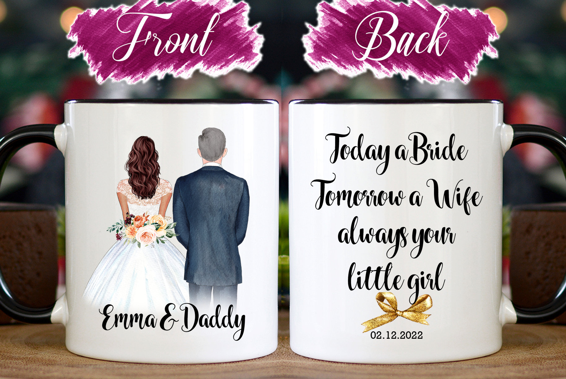 Father Of Bride Gift Personalized Gift Father Of The Bride | Etsy