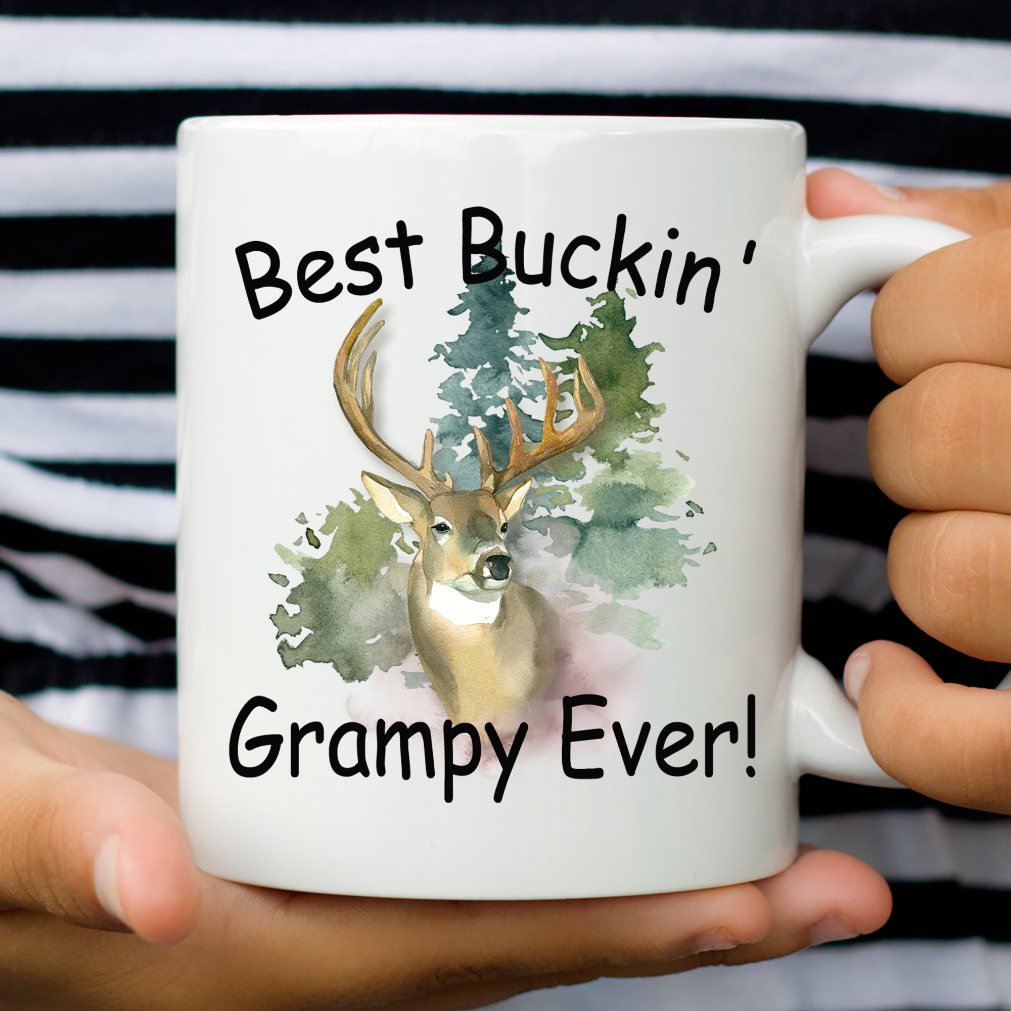 Best Buckin' Grampy Ever Coffee Mug Deer Hunter Mug Deer - Etsy