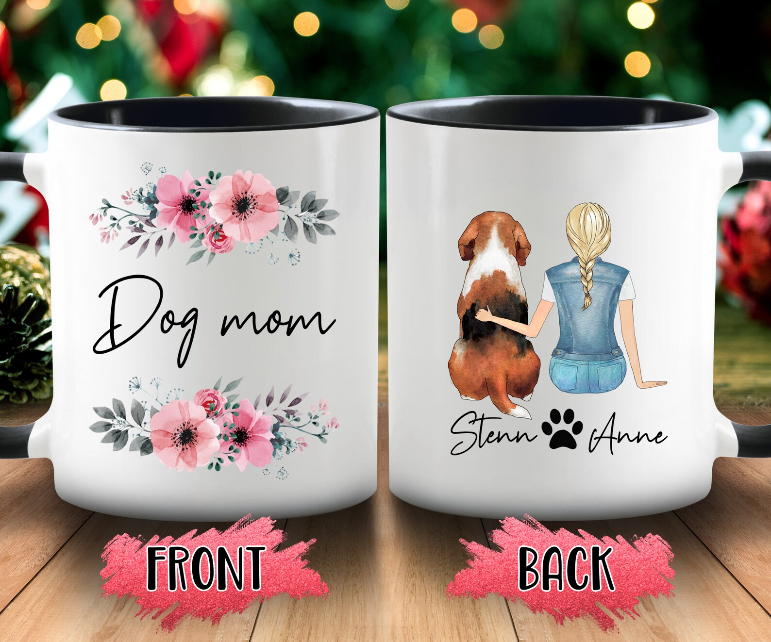 Personalized Dog Mug Dog Mom Mug Dog Coffee Mug Dog Mom | Etsy
