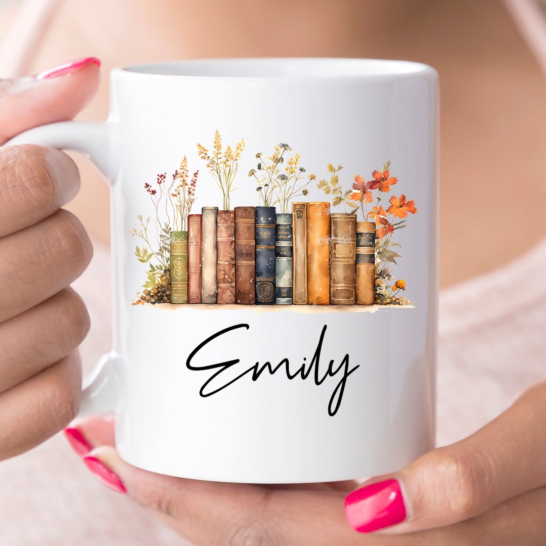 Custom Book Coffee Mug, Design Your Own Mug, Dishwasher and Microwave ...