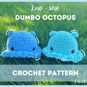 Dumbo Octopus Crochet Pattern - Digital Download PDF - Etsy