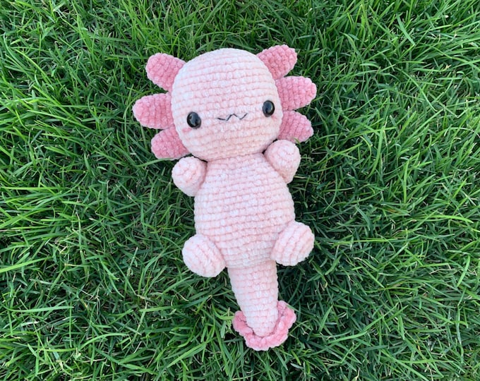 Axolotl Crochet Pattern, Amigurumi, Axolotl Amphibian, Pdf, Photo ...