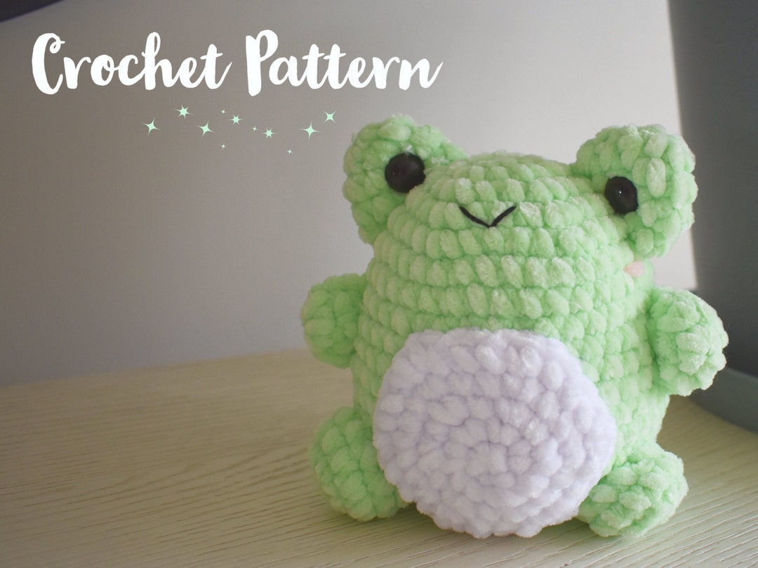 Fluffy Frog Crochet Pattern - Etsy