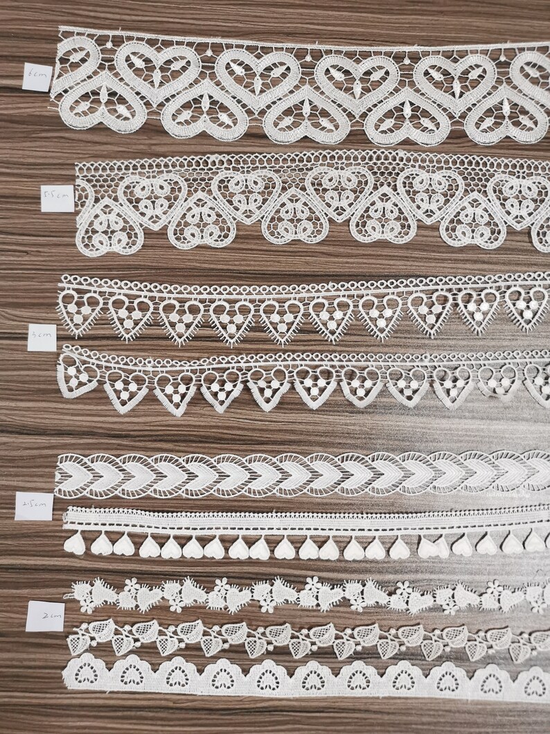Hearts Trim Valentine Hearts Trim Valentines Trim Hearts Lace - Etsy
