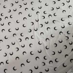 Moon Pattern Fabric Moon Print Fabric 4 Way Stretch Mesh Lingerie ...