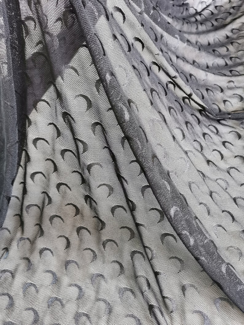 Moon Lace Fabric 4 Way Stretch Lace Fabric by the Yard or - Etsy